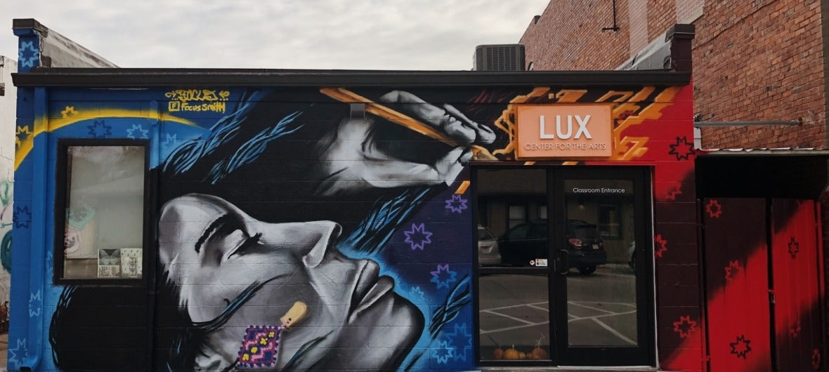 Two New Murals Revealed – LUX Center for the Arts